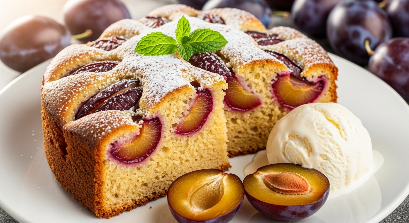 gâteau aux prunes facile : la recette gourmande à tester 🍰🍑